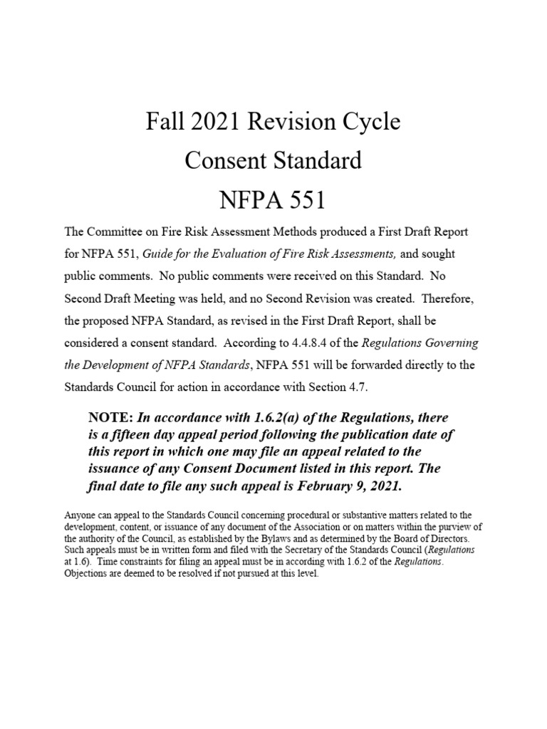 551 Consent Standard Notice F2021 | PDF