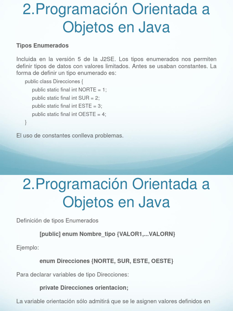 Curso Java Abril2016 Tema3 | PDF | Java (lenguaje de programación) | Objeto (informática)