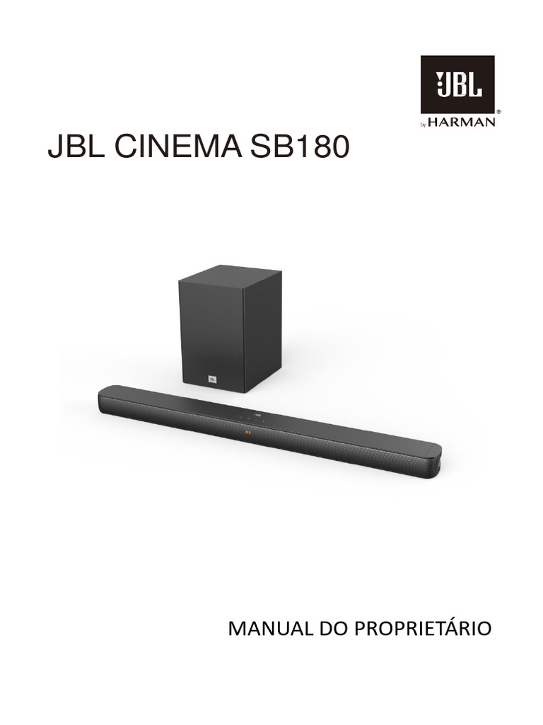 JBL_SB_Bar 180_OM_PT_V2_20240422 | PDF | Bluetooth | USB