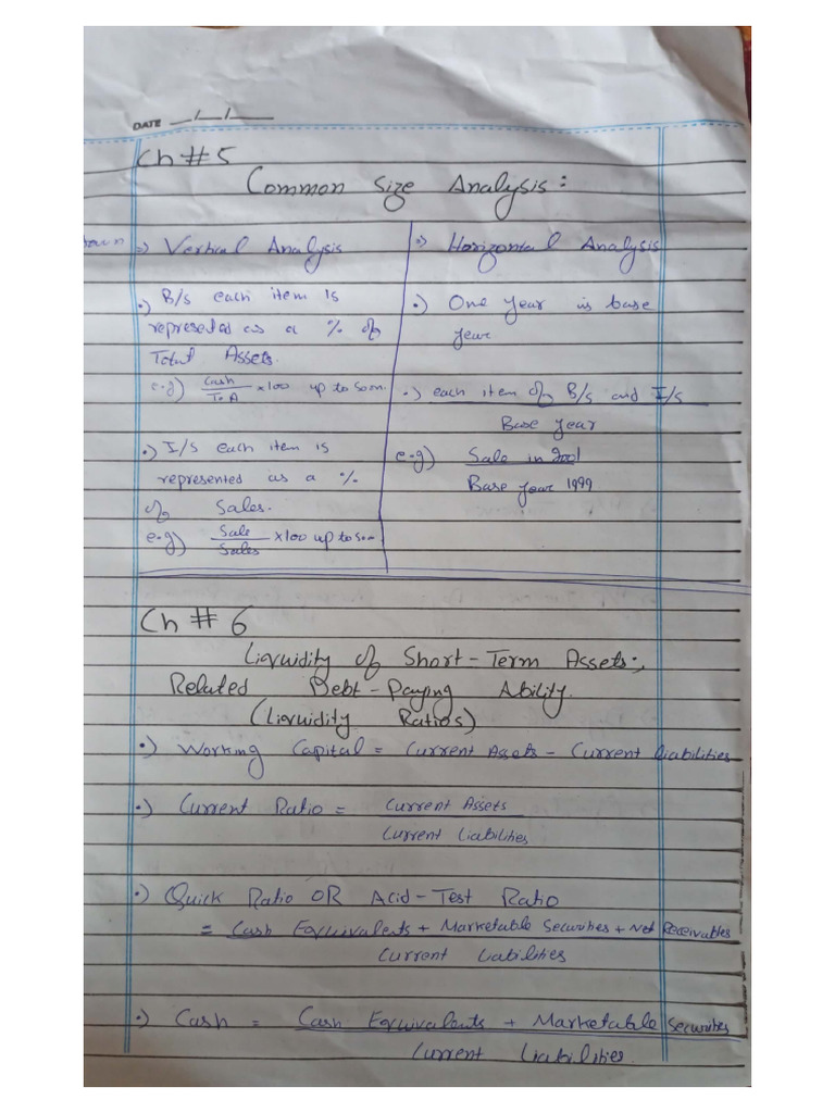 Formula Sheet FSA | PDF