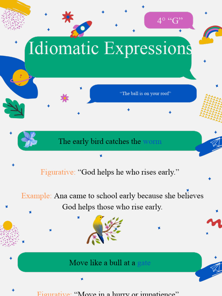 Common Idiomatic Expressions Explained | PDF | Zoology