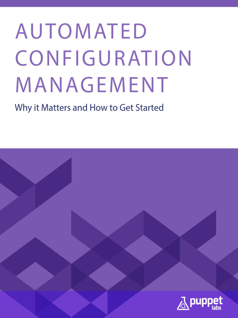 Automated Config Mgmt Guide Pdf Cloud Computing Automation