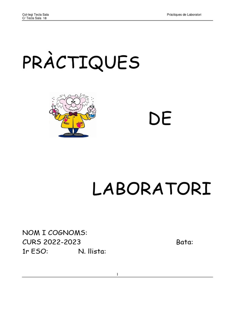 La 930 B&N 2C Pra Lab Eso 1 22-23 | PDF