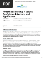 Importance of Sample Size in Research | PDF | Hypothesis | Sampling (Statistics)