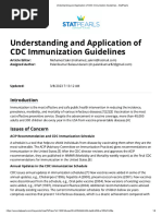 Binational Schedule Immunization USA MEXICO | PDF | Rtt | Prevention