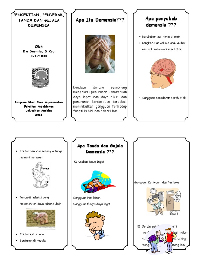 Leaflet Tupen 1 Demensia | PDF