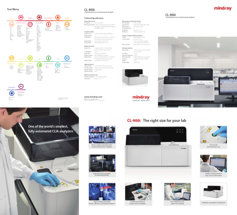 CL 900i Product Brochure | PDF | Endocrine System