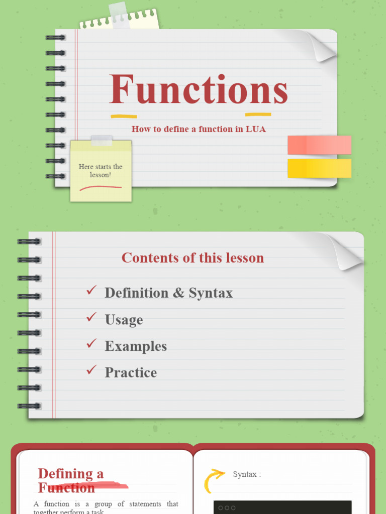 Functions Pdf Parameter Computer Programming Anonymous Function