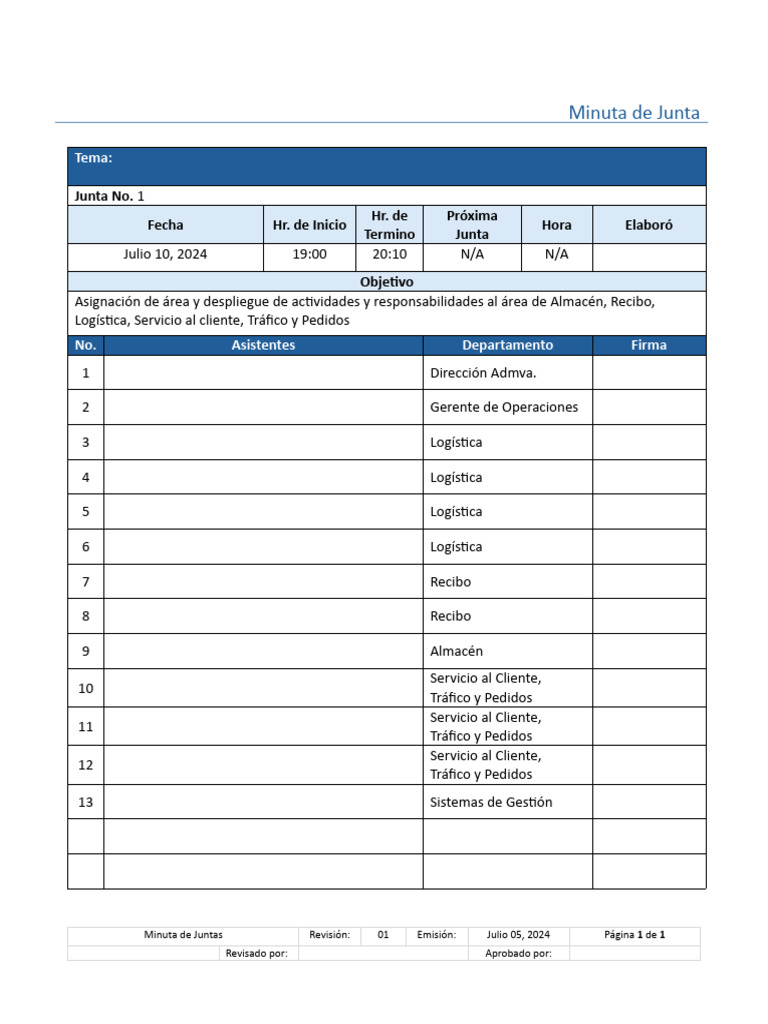 Machote de Minuta | PDF
