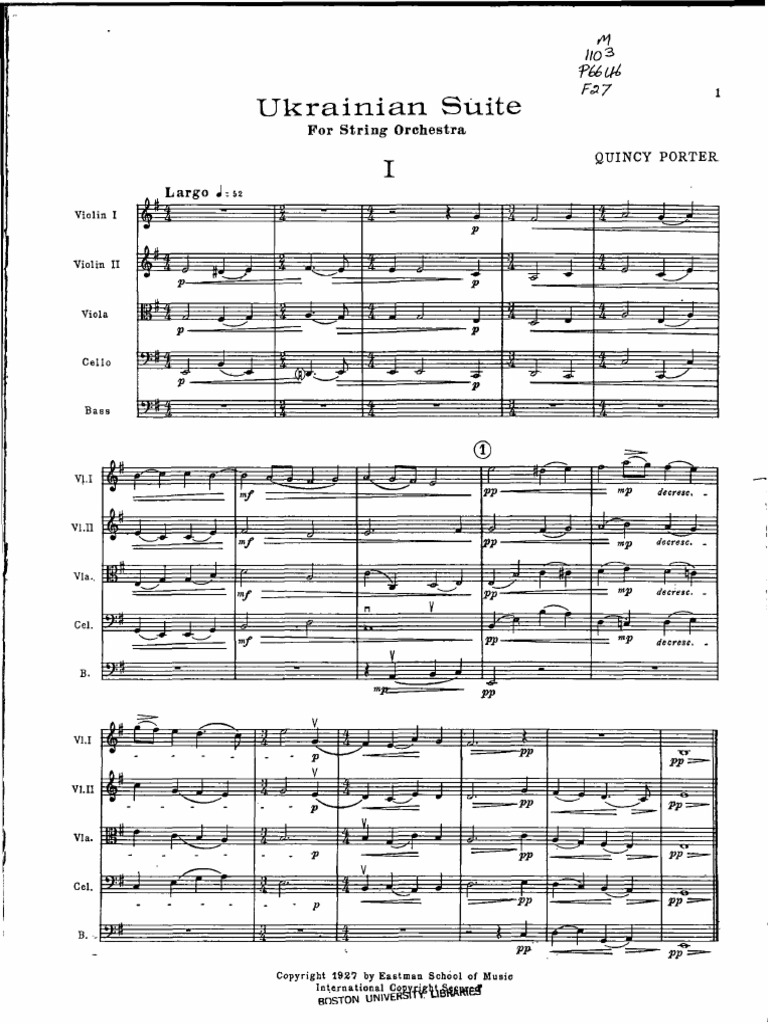 Porter - Ukrainian Suite | PDF