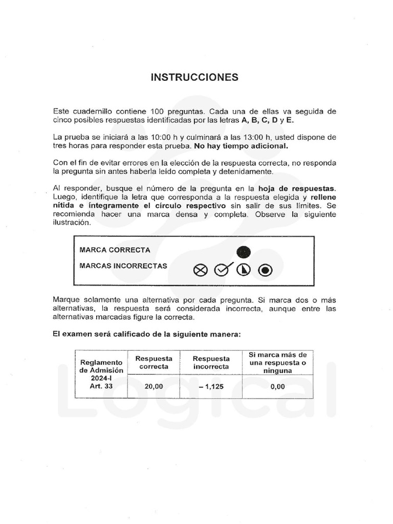 Admision San Marcos Medicina Humana 2024 - I - Page-0002 | PDF