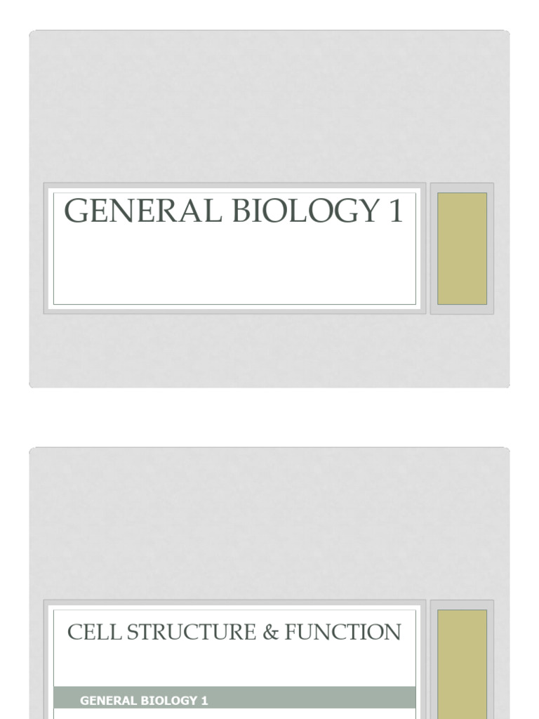 Week 1 Q1 Cell Structure 1 | PDF | Cell (Biology) | Endoplasmic Reticulum