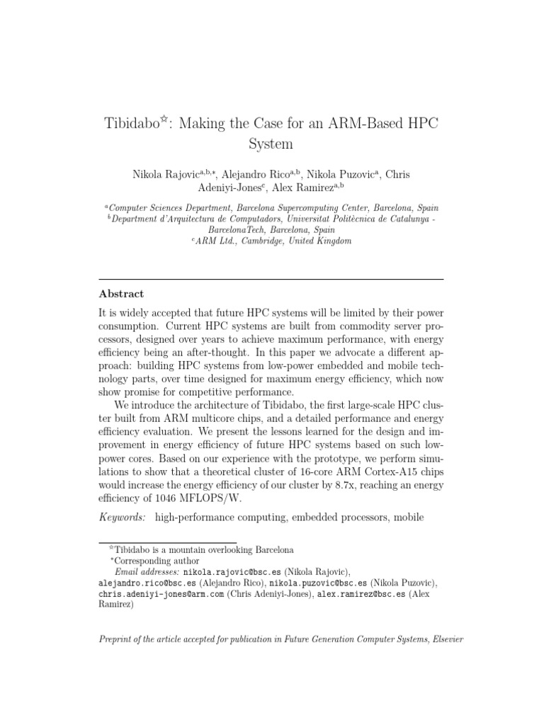 armhpc-sc | PDF | Multi Core Processor | Supercomputer
