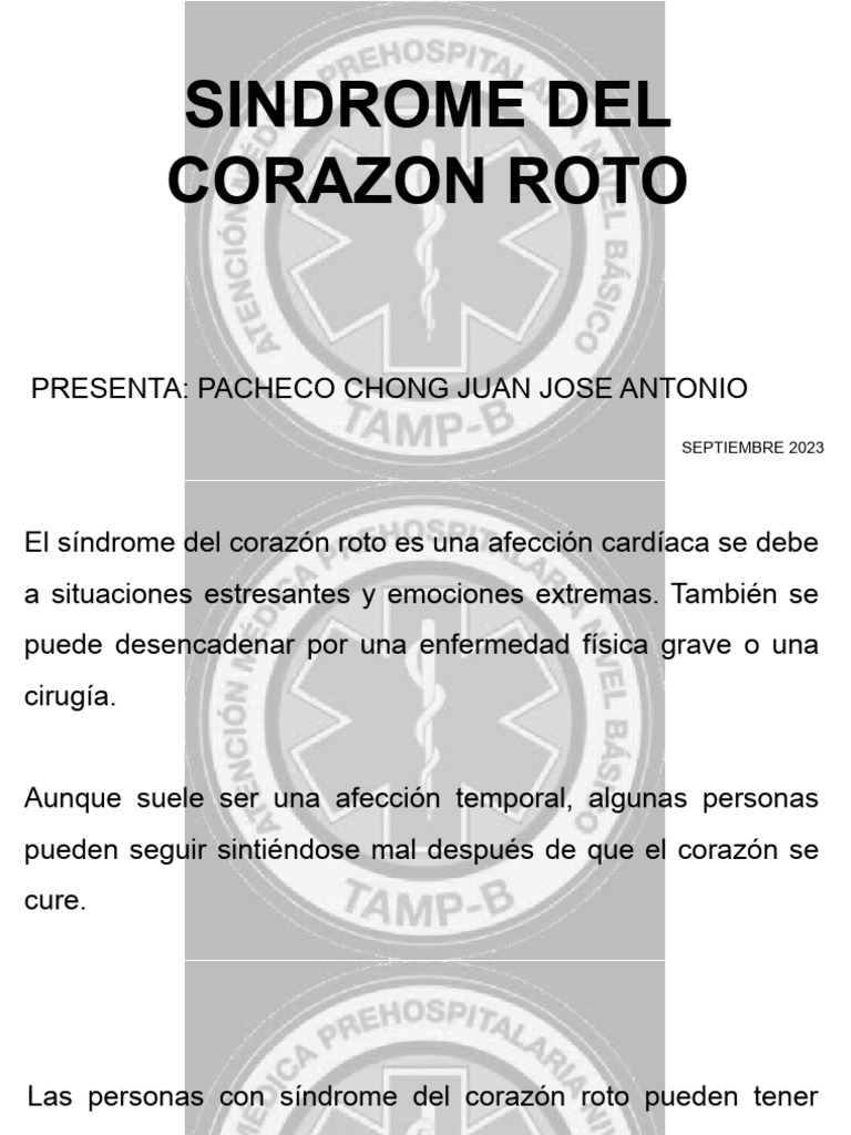 Corazon Roto | PDF | Corazón | Infarto de miocardio