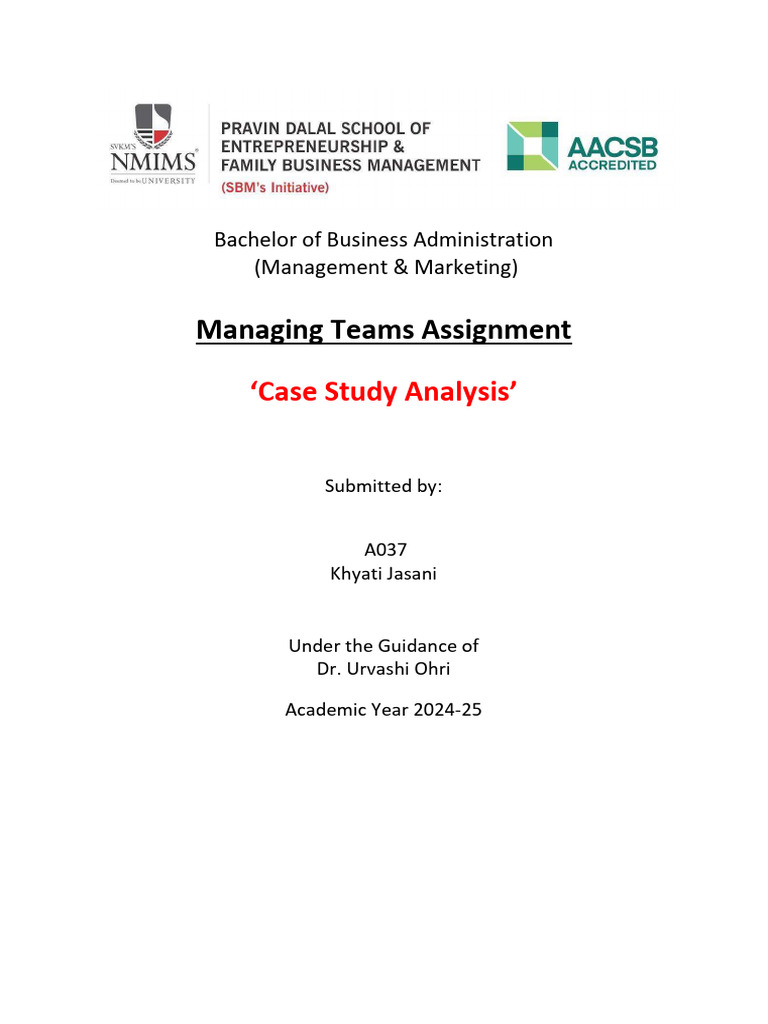 Non-Profit Management Case Study Analysis | PDF | Leadership | Goal
