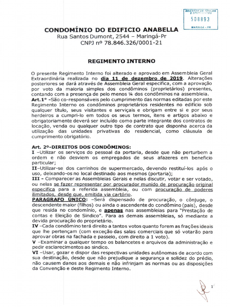 Regimento Interno | PDF