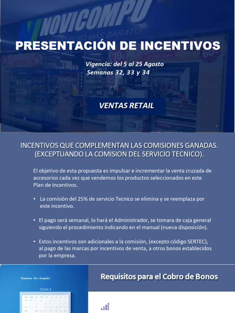 Incentivos Comercial Agosto 2024 | PDF | Ciencias de la Computación ...