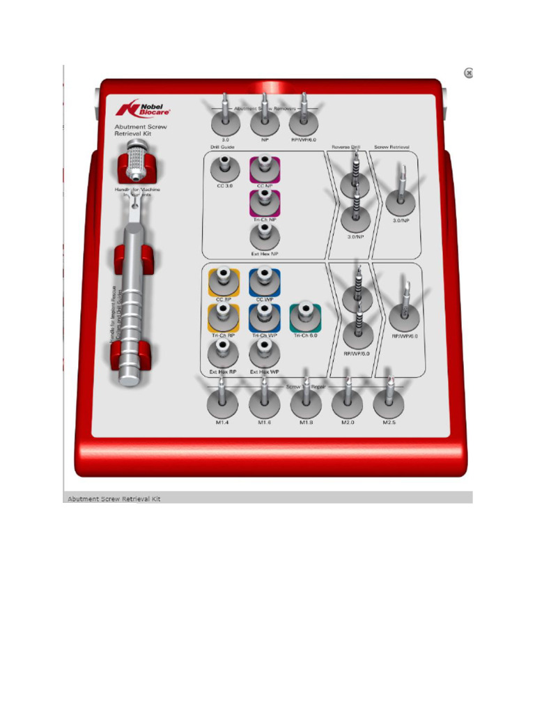 Abutment Screw Retrieval Kit | PDF