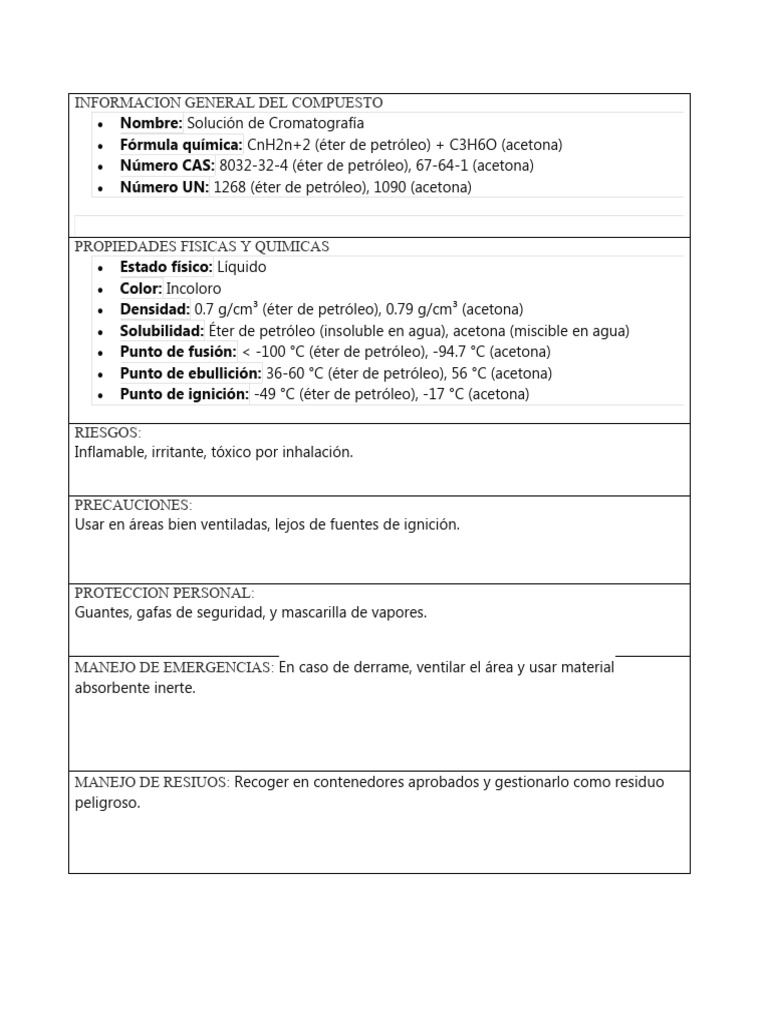 FICHAS BIOQUI ÚLTIMA PRÁCTICA | PDF | Compuestos químicos | Química