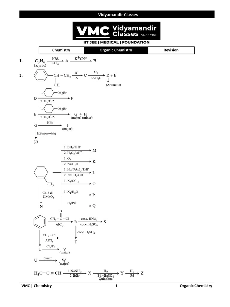 Organic Chemistry Revision Guide | PDF