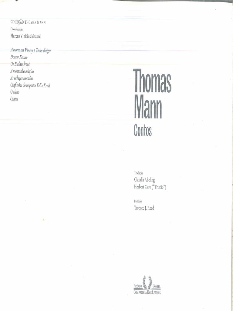 Uma Felicidade - Thomas Mann | PDF