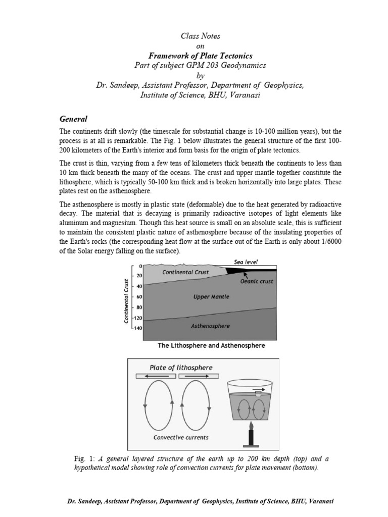 Plate Tectonics Framework Overview | PDF | Plate Tectonics | Fault ...