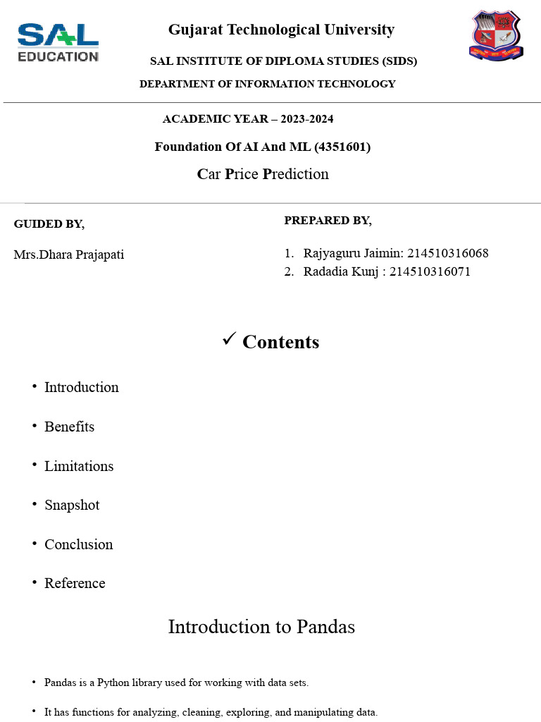 Laptop Price Prediction | PDF | Machine Learning | Artificial Intelligence