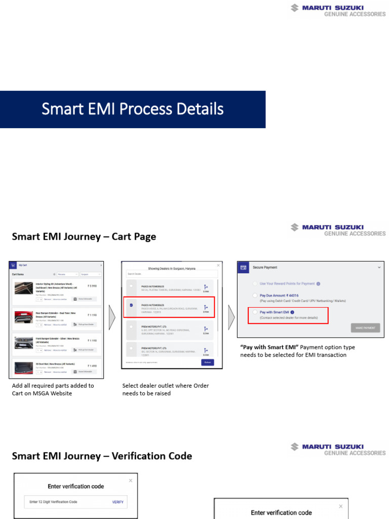 Smart EMI Process | PDF | Credit Card | Payments