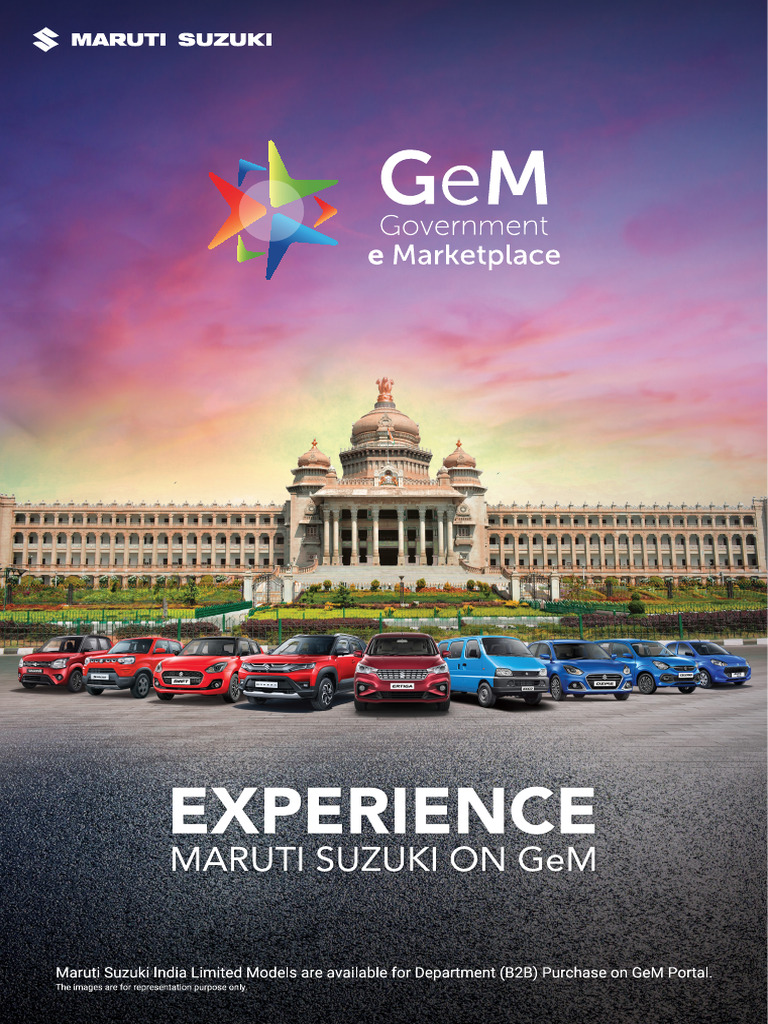 MS - GeM Sales Promotion Brochure | PDF | Car Manufacturers Of Japan ...