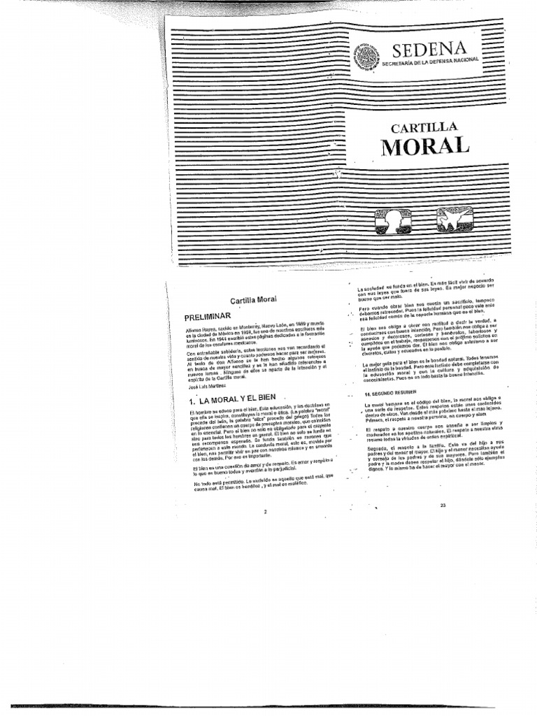 Cartilla Moral | PDF