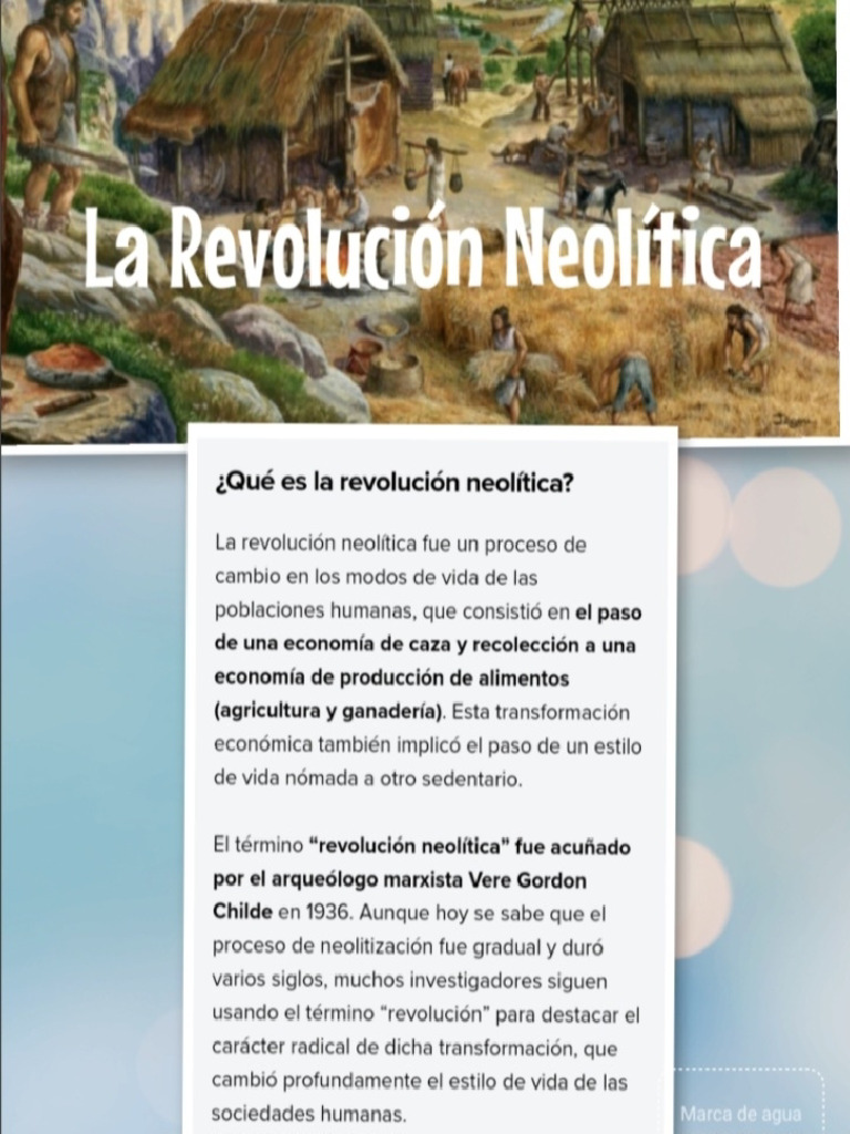 La Revolución Neolítica | PDF