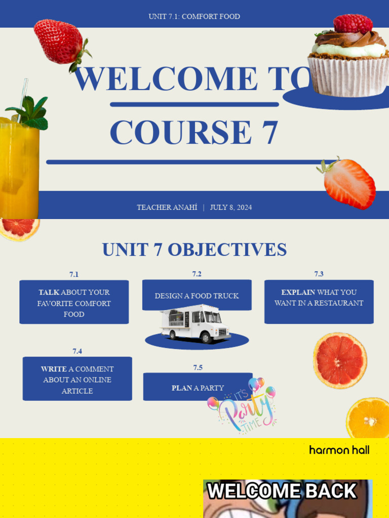 Unit 7 Cambridge Book Evolve 2 Lesson 1 | PDF | Linguistics | Foods