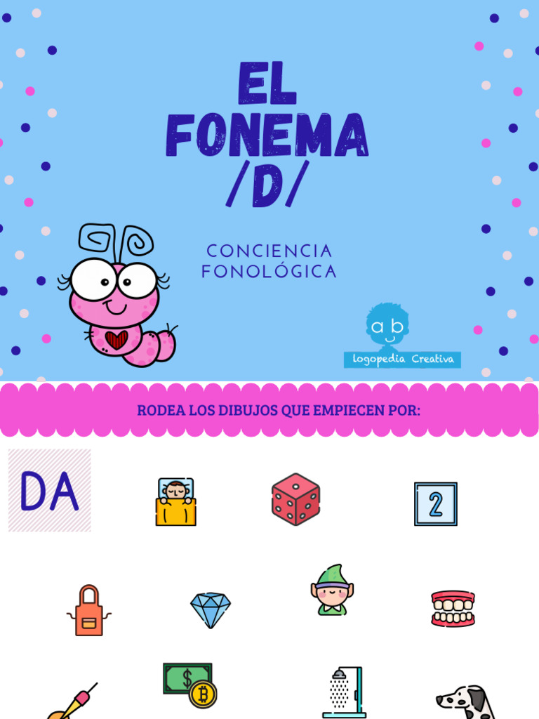 Cuaderno Fonema D | PDF