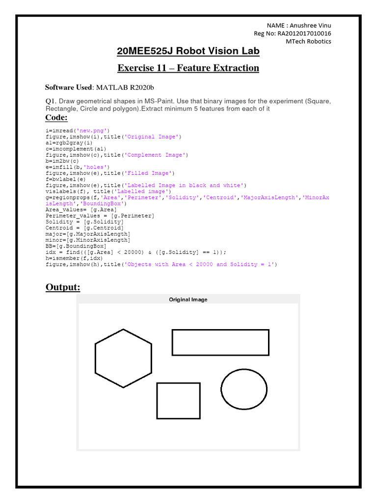 Feature Extraction | PDF | Area | Elementary Mathematics