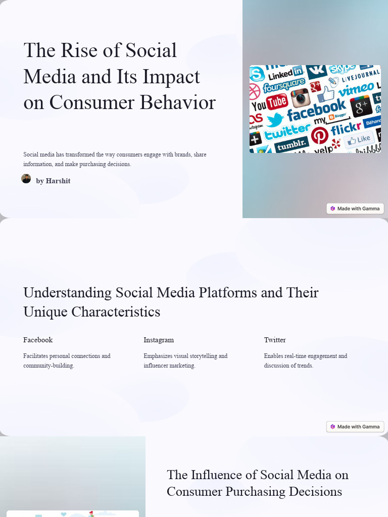 Social Media's Impact on Consumer Behavior | PDF | Social Media ...