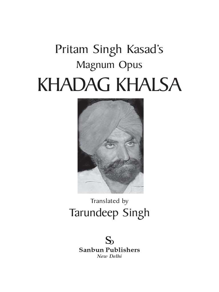 Khadag Khalsa Text | PDF | Travel