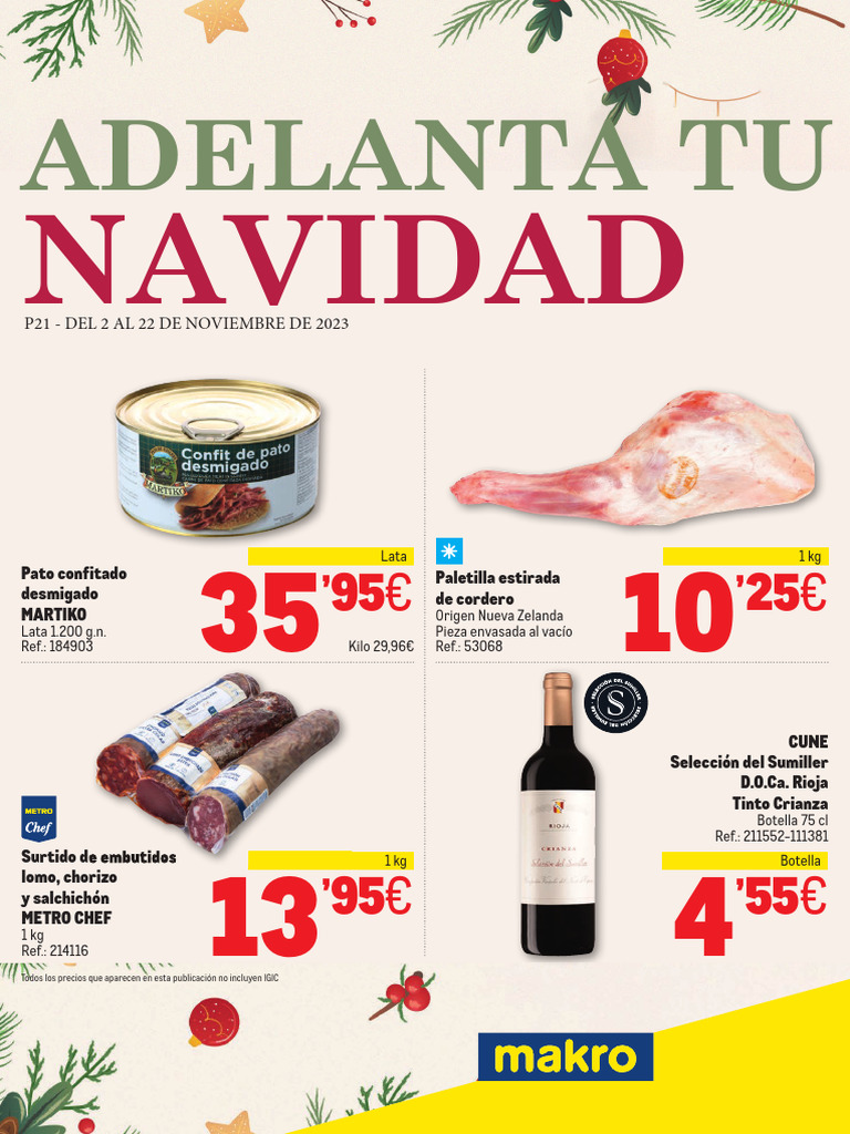 Makro España Ofertas - Adelanto de Navidad Canarias | PDF