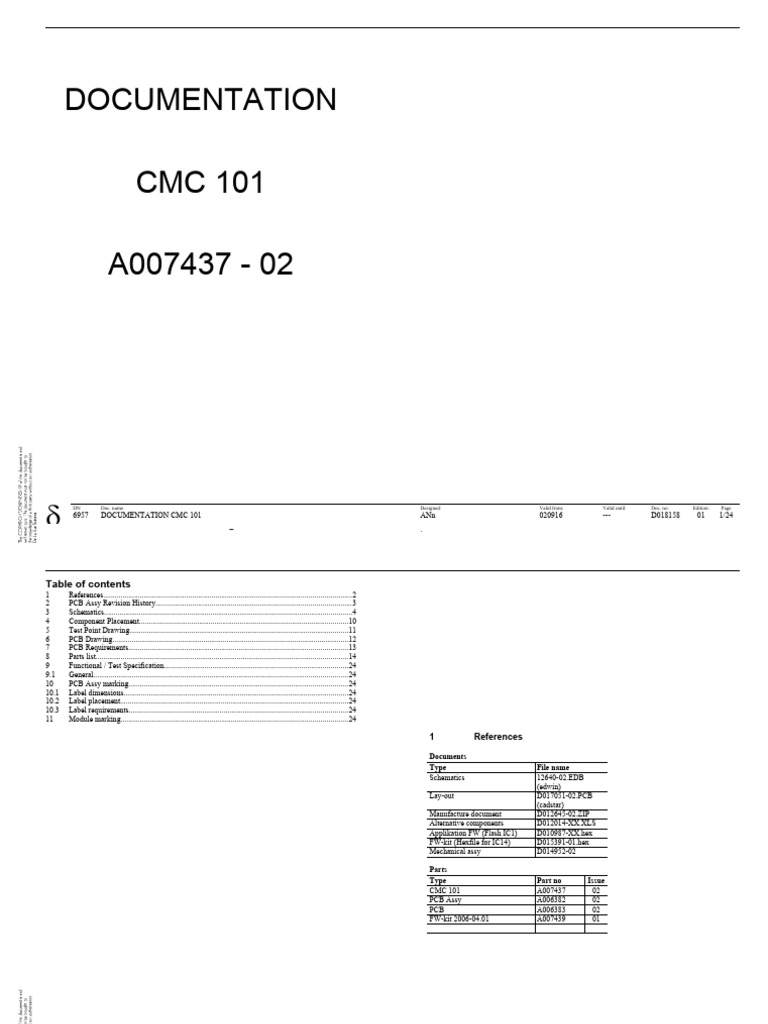 CMC101 | PDF | Printed Circuit Board | Electronic Design