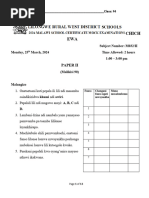 2024 MANEB Agriculture I | PDF