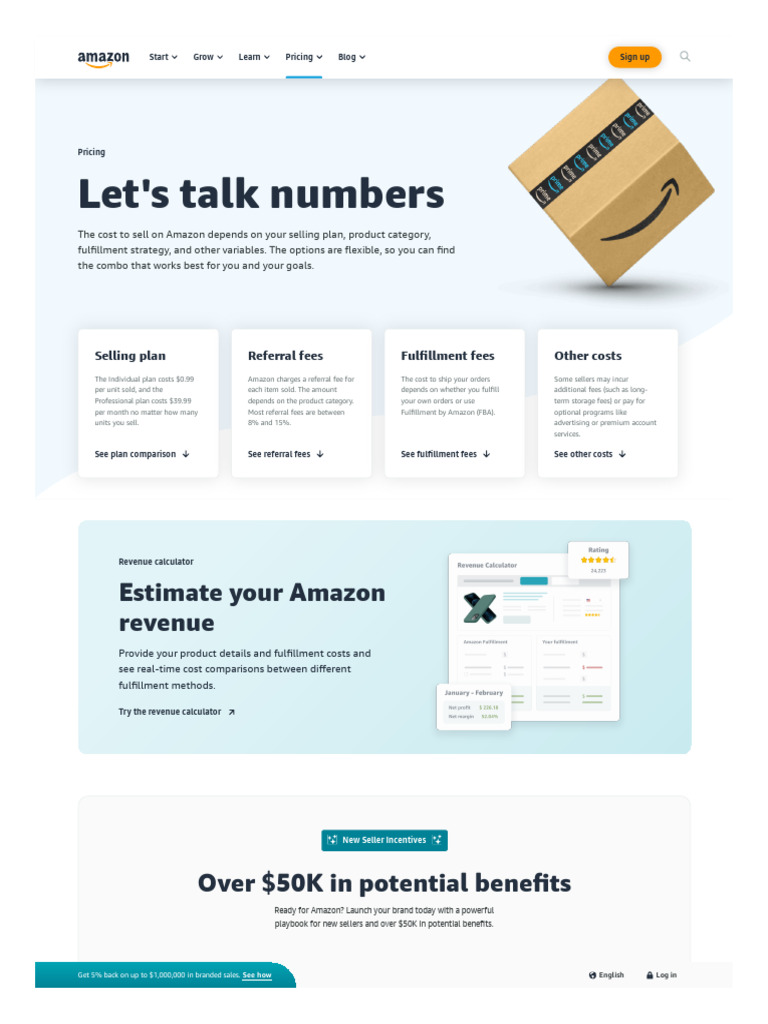 Amazon Selling Costs Explained | PDF | Pricing | Sales