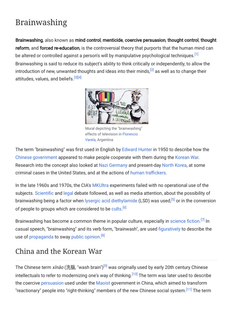 Brainwashing | PDF