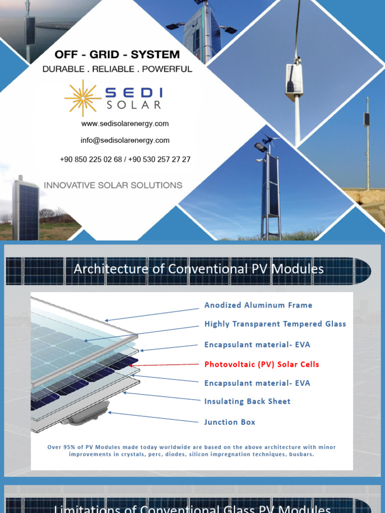 Innovative SEDI Solar Solutions | PDF | Photovoltaics | Solar Power