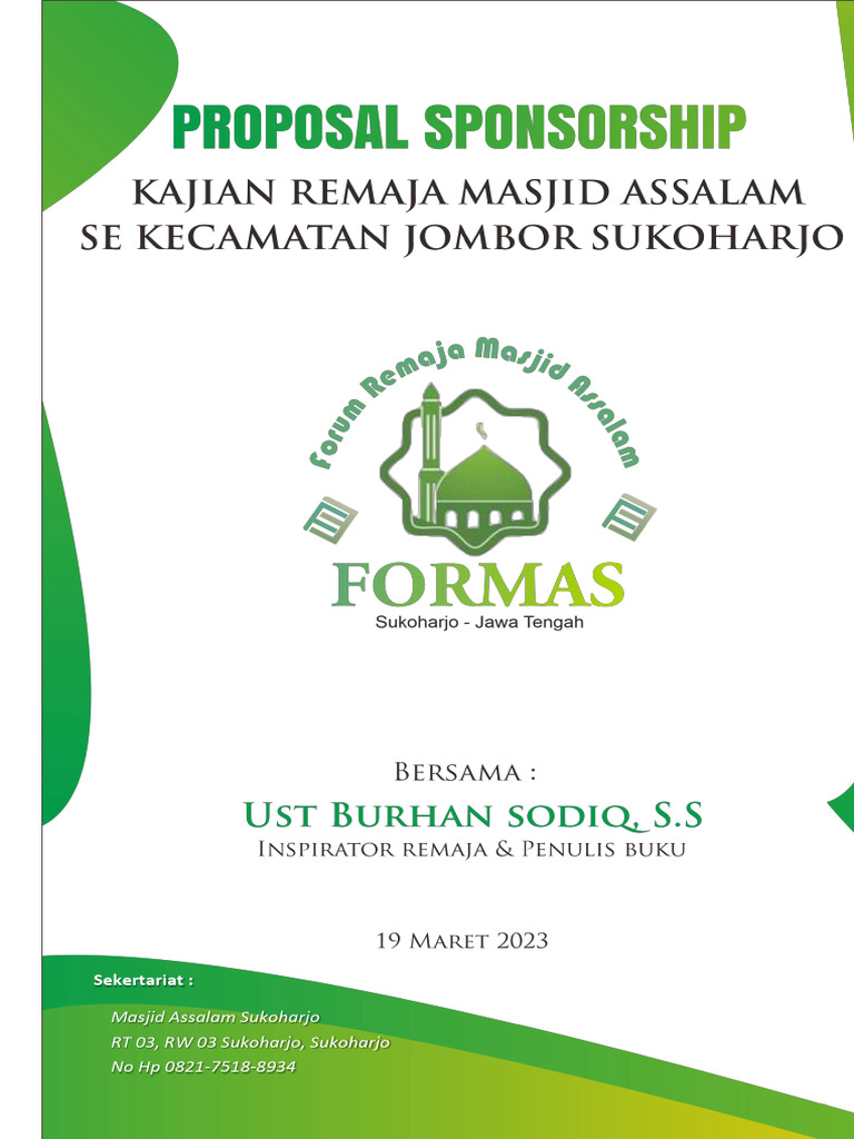 PROPOSAL REMAJA MASJID Fix 2 | PDF | Kesehatan Holistik