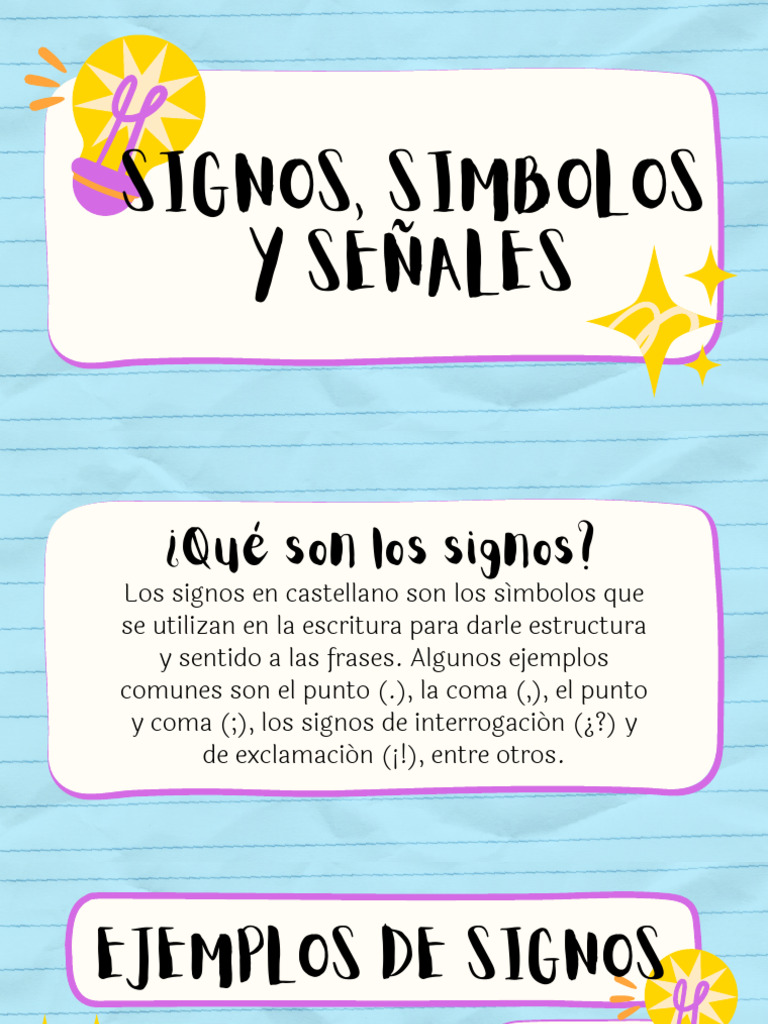 Signos, Simbolos y Señales | PDF | Coma | Puntuación