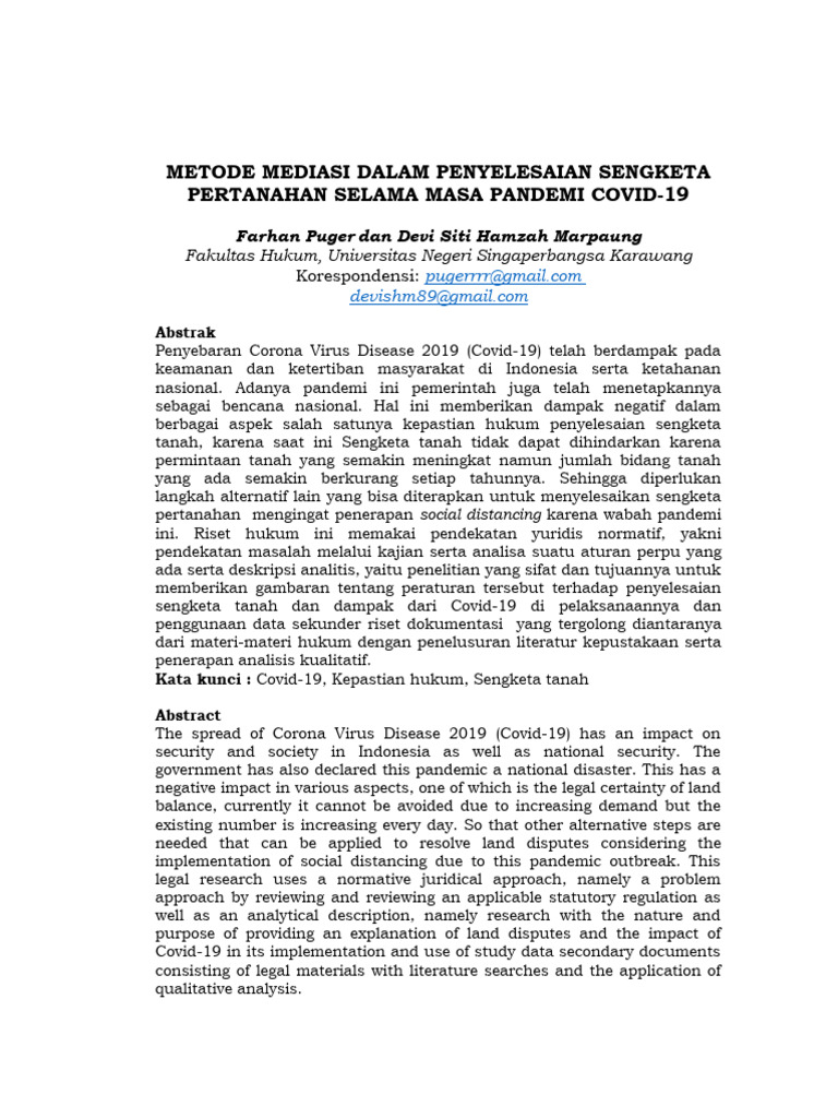 Jurnal Maps Farhan Puger - Template Tapsel 2 | PDF
