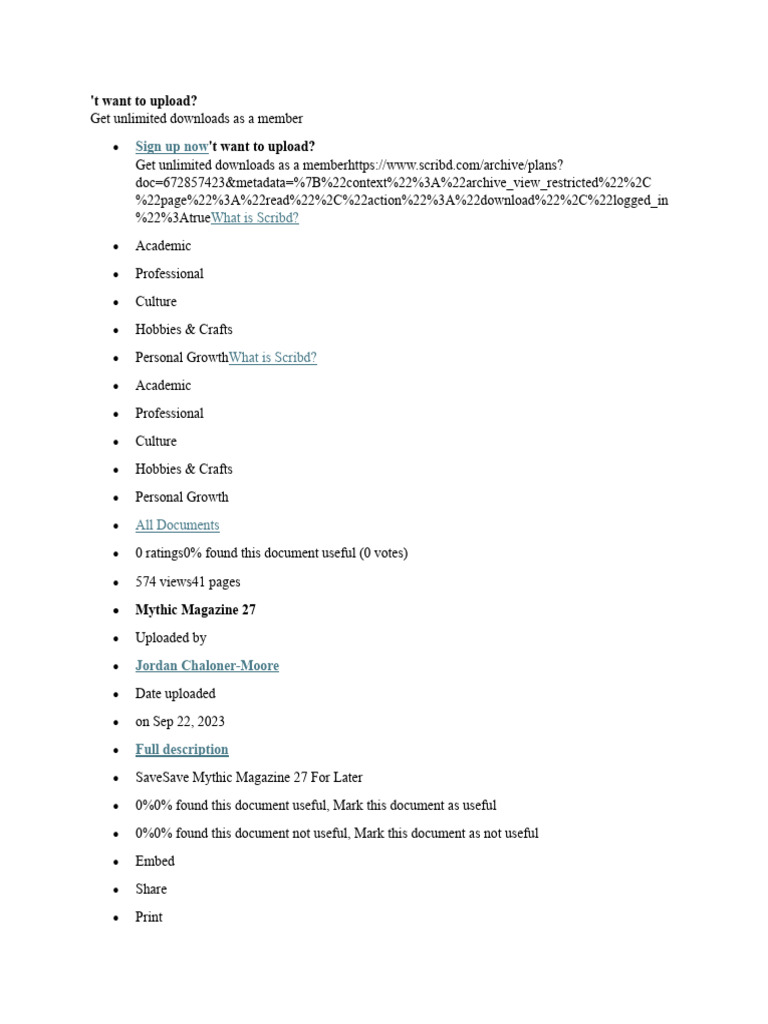 Sign Up Now: What Is Scribd? | PDF | Scribd | Websites