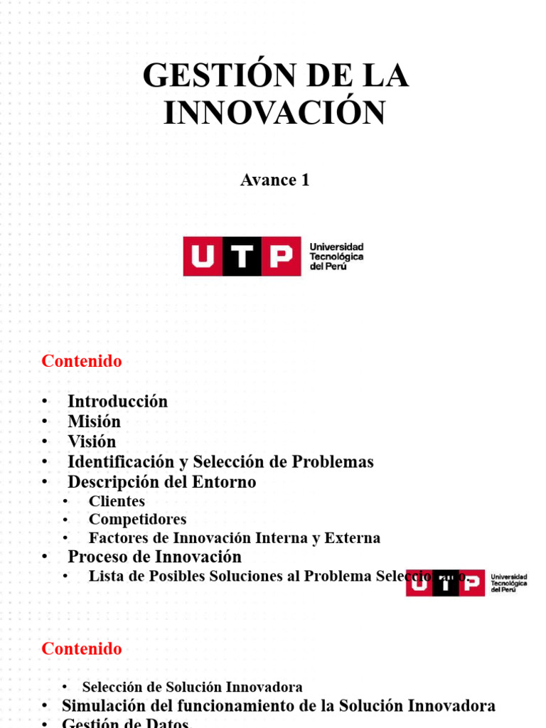 Formato Avance 1 | PDF