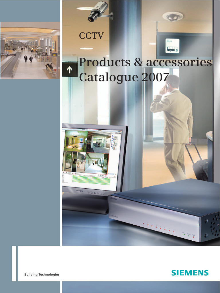 Siemens CCTV Products Catalogue 2007 | PDF | Camera | Display Resolution