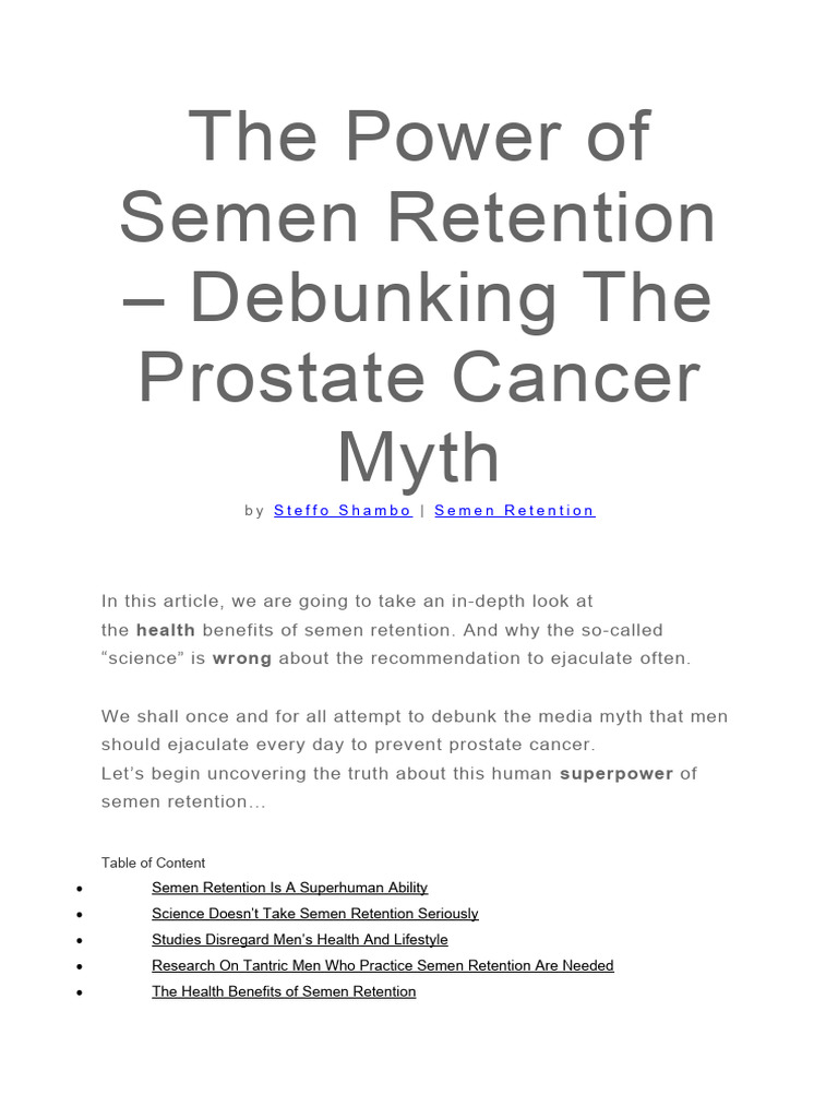 Semen | PDF | Ejaculation | Semen