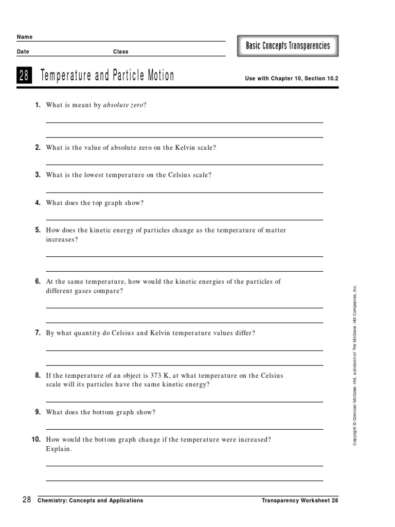 Temp and Particle Motion | PDF | Temperature | Gases